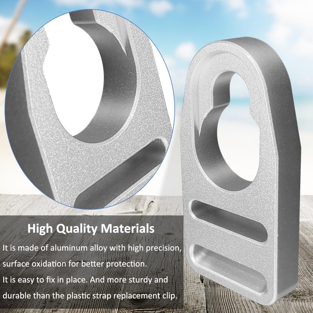 Snapklik.com : Aluminum Seat Strap Replacement Buckles Clips Repair Kit ...