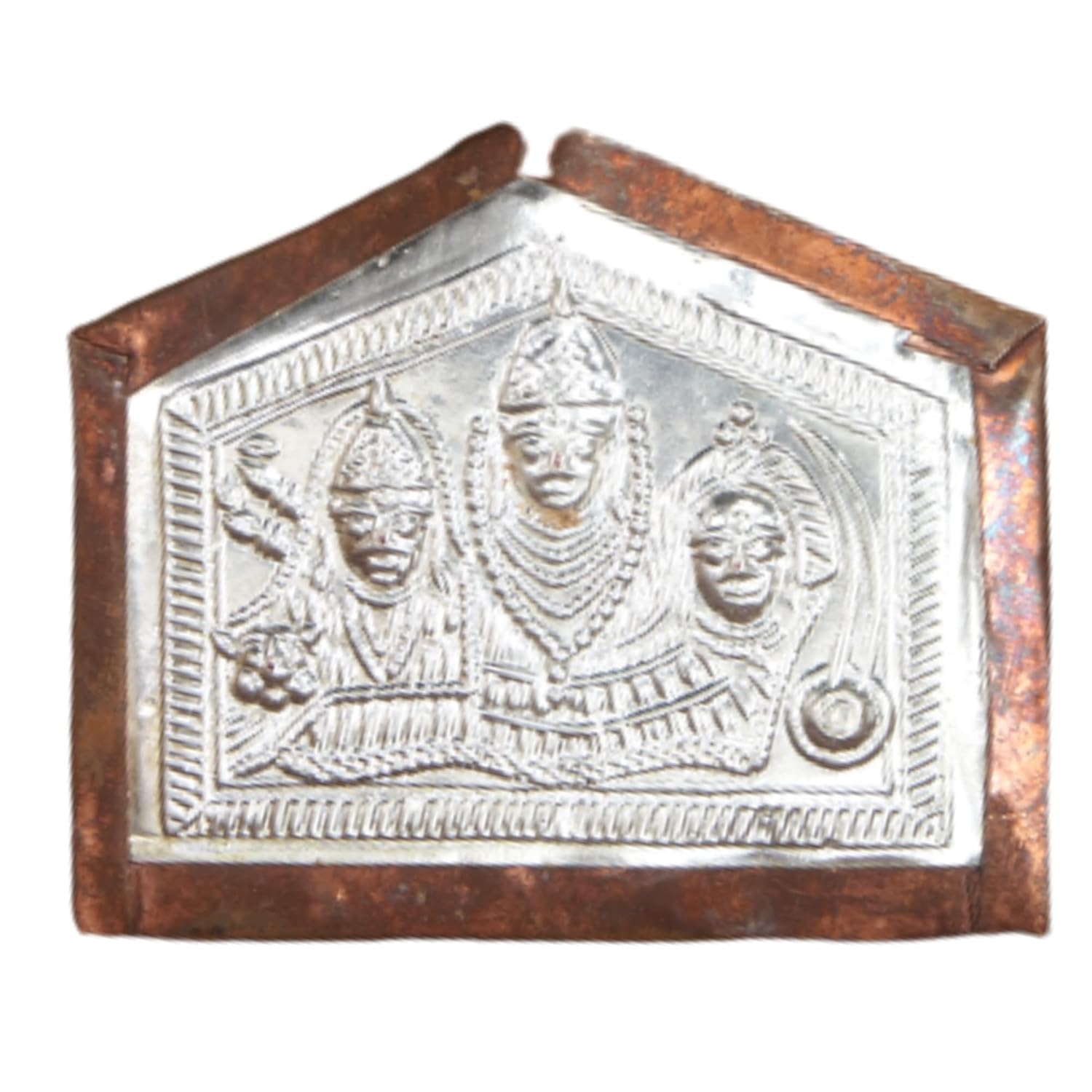 Nakoda Gold & Silver Bijasan Dev (Maharashtrian Dev Tak) Pure Silver ...