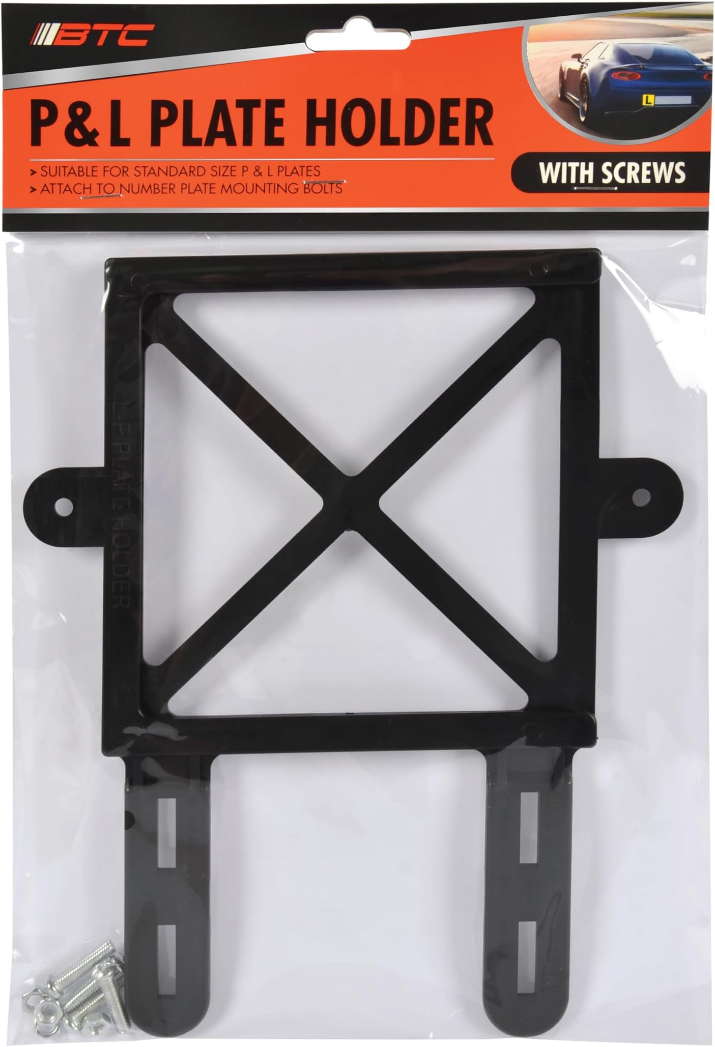 BTC P and L Plate Holder with Screws : Amazon.com.au: Automotive