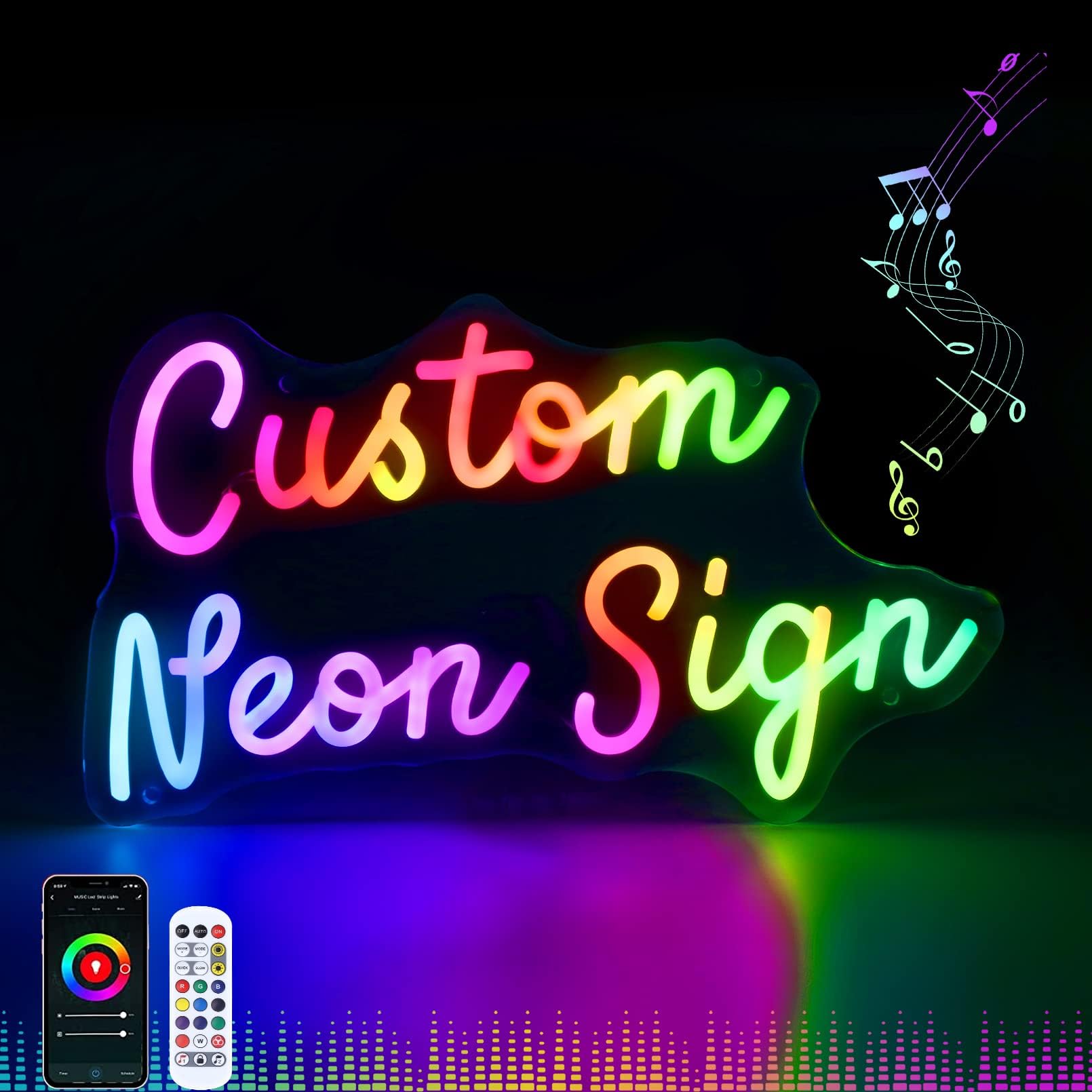 Amazon.com : Custom Neon Signs, Customizable Wedding Decoration for ...