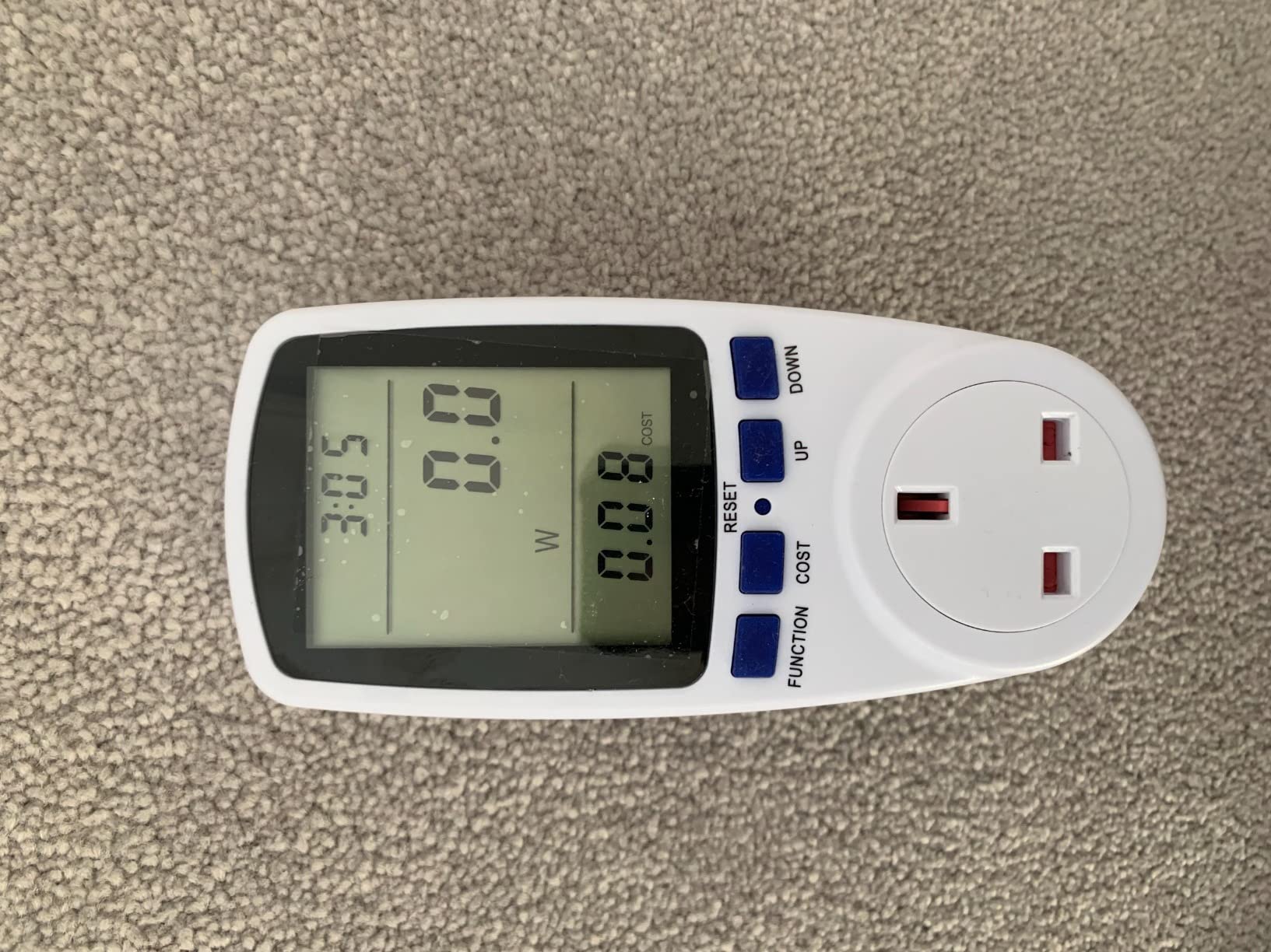 Yurayisen Power Meter Electricity Usage Monitor,13A Energy Monitor with ...