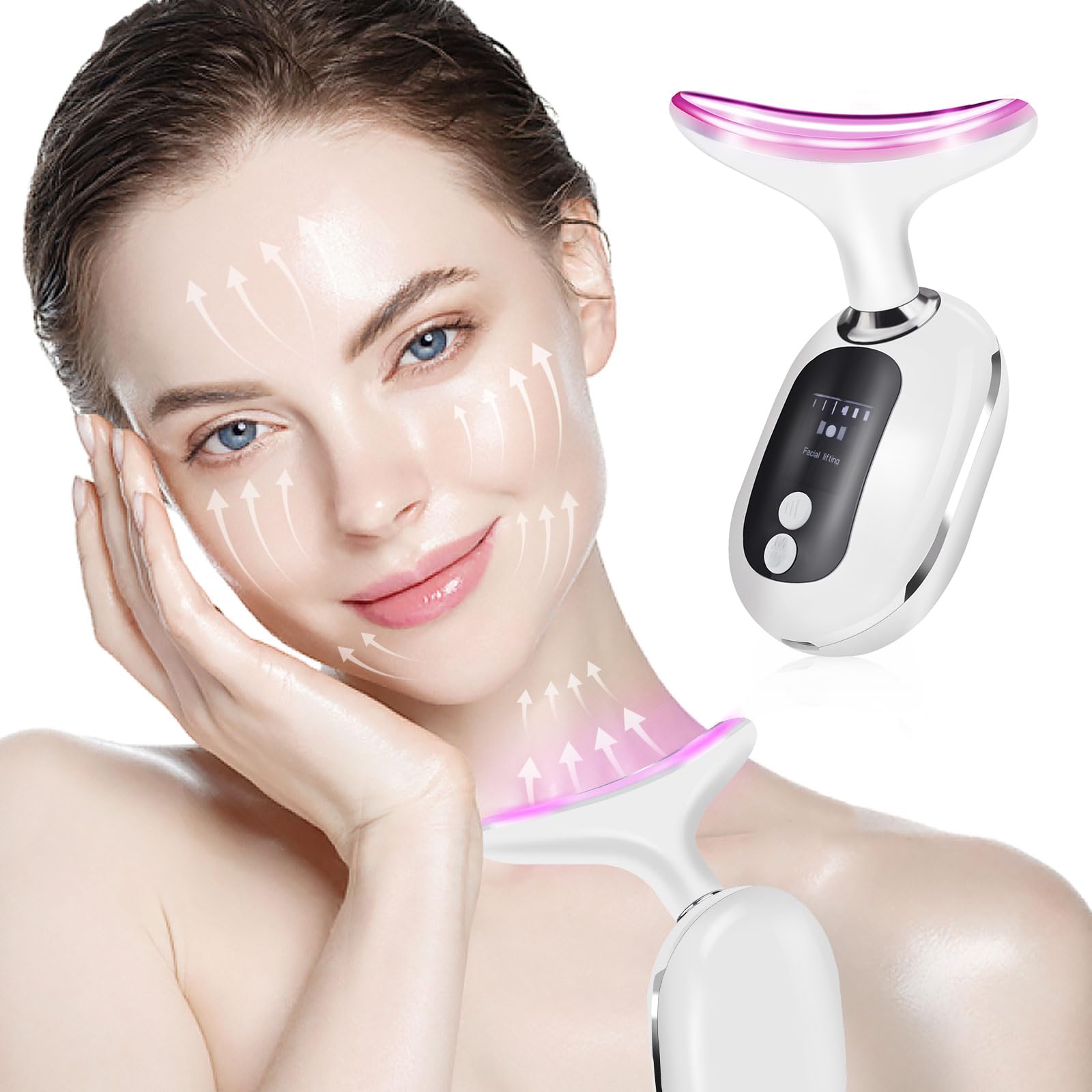 Face Firming Device for Neck Face, 4 Modes Face Lifting Device, 3 in 1 ...