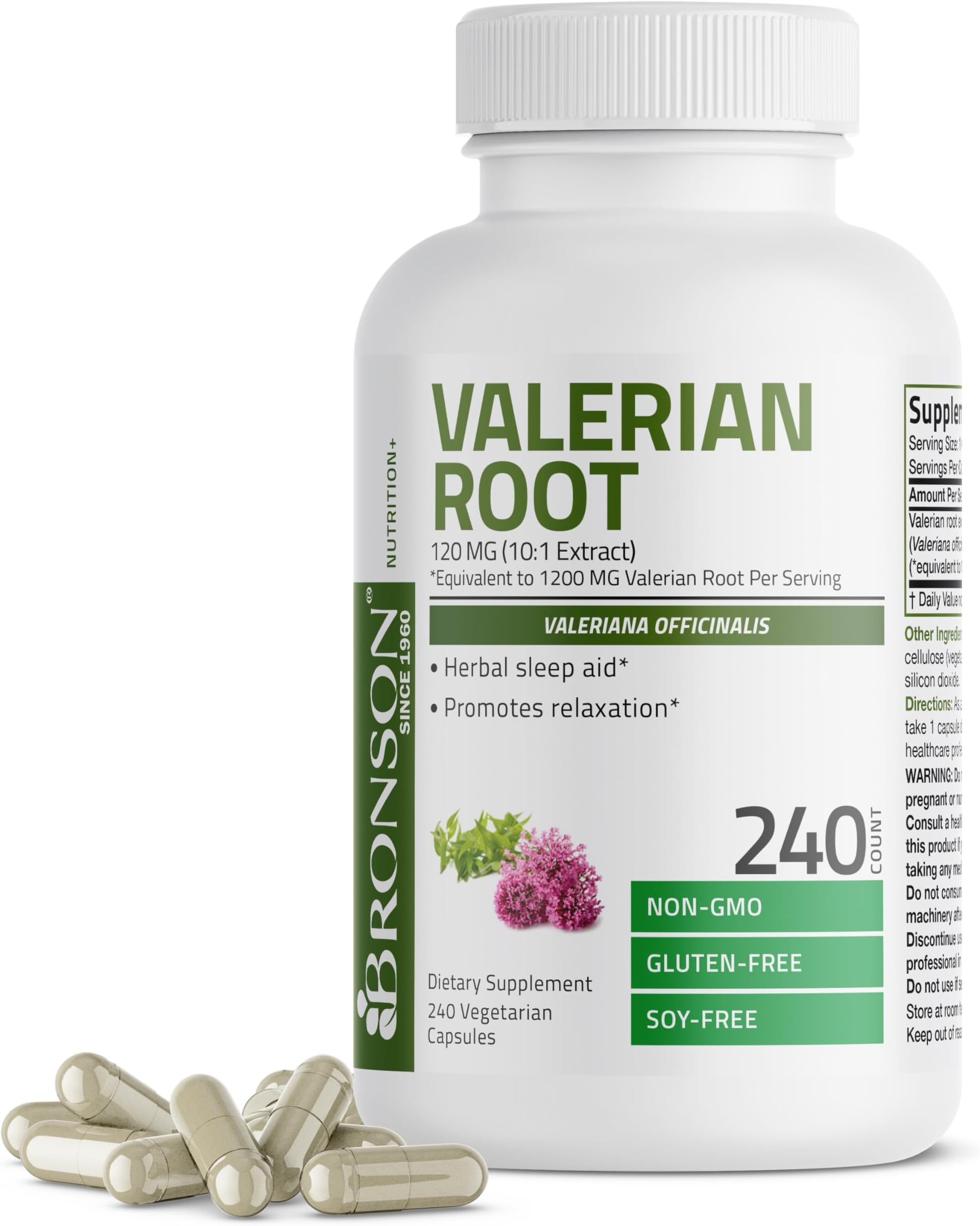 Amazon.com: Nutricost Valerian Root Capsules (1000mg Per Serving) 120 ...