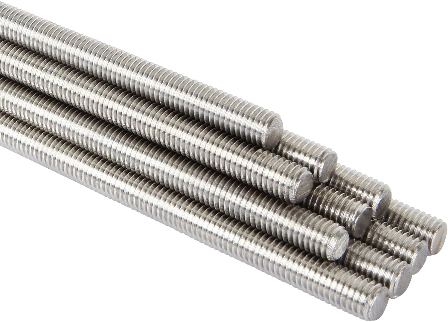 Amazon.com: uxcell M3 x 60mm 0.5mm Pitch 304 Stainless Steel Fully ...