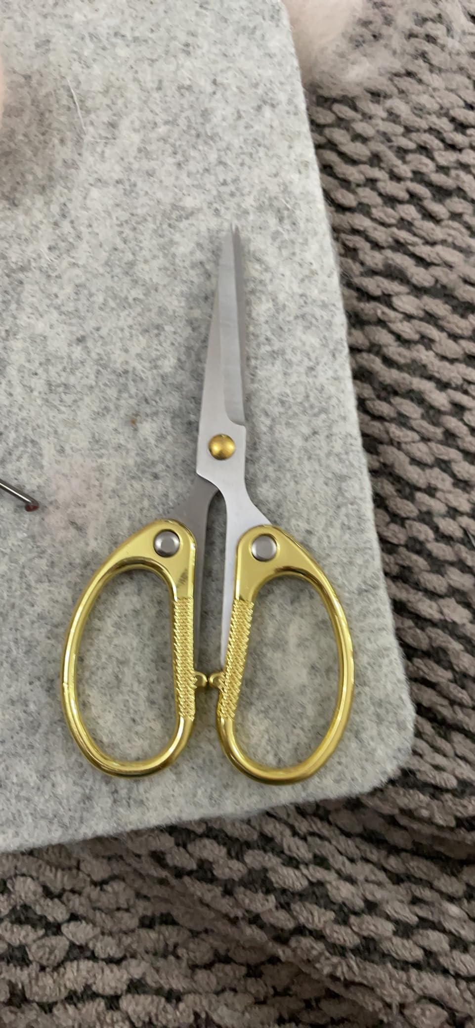 Aemoe 5" All Stainless Steel Office Scissors,Ultra Sharp Blade Shears ...