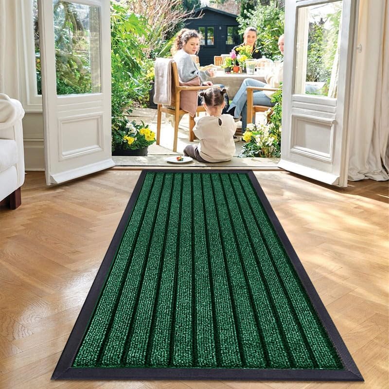 Cozy Haven Rubber Runner Rug – Outdoor & Indoor Heavy Duty Washable Non ...