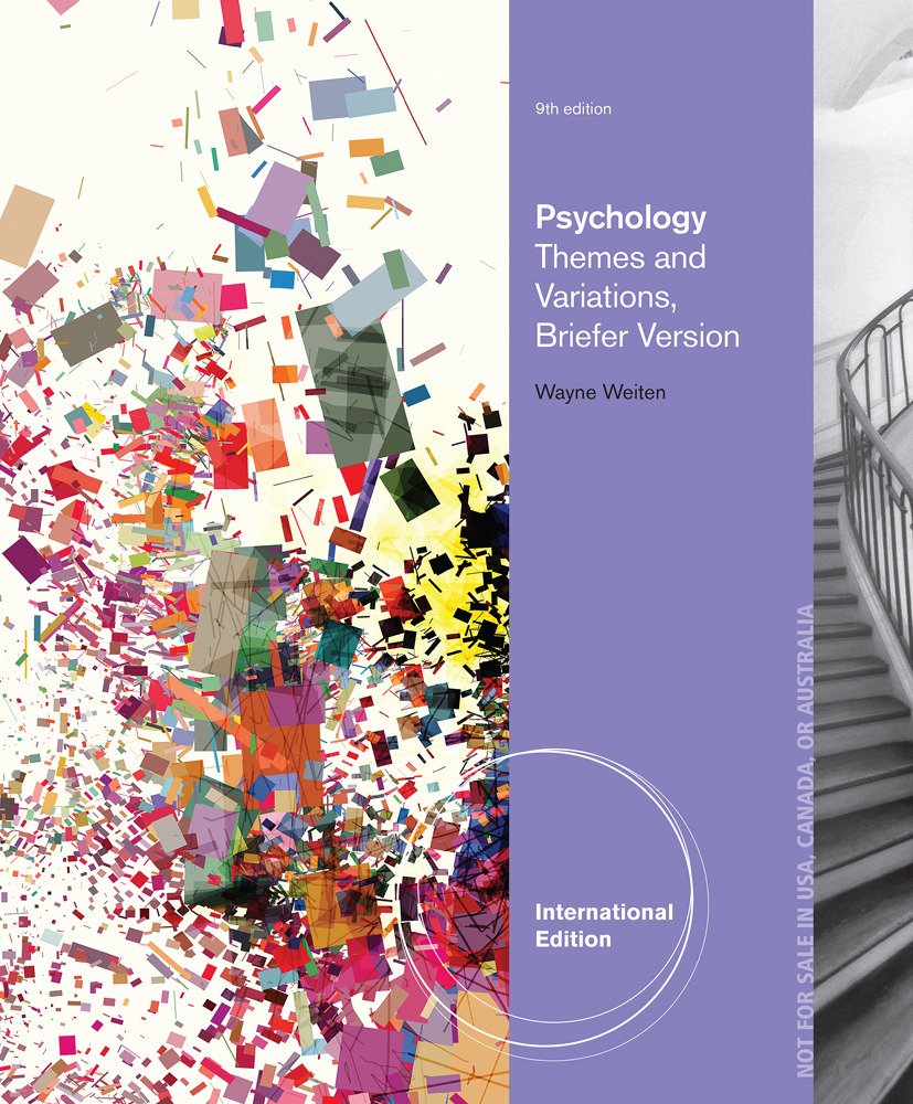 Psychology: Themes and Variations. Wayne Weiten: WEITEN W ...