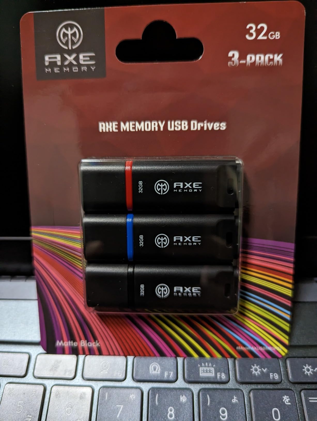 Amazon | AXE USBメモリ 3個セット 32GB USB 2.0 マットブラック【アクスメモリ Amazon.co.jp限定 ...