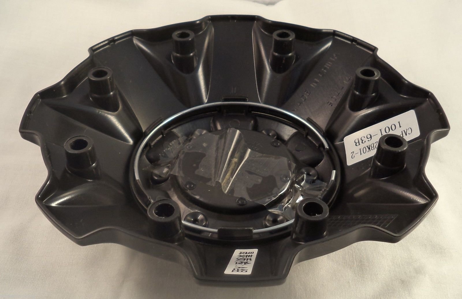 Snapklik.com : Fuel Wheels Black Gloss Custom Center Cap Set Of Two