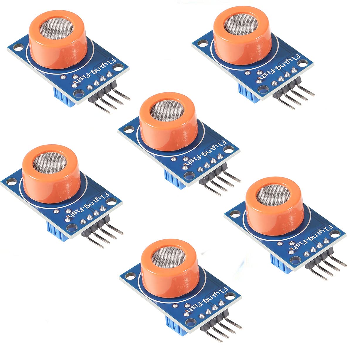 6PCS MQ-3 MQ3 Alcohol Sensor Module Breath Gas Detector Ethanol ...