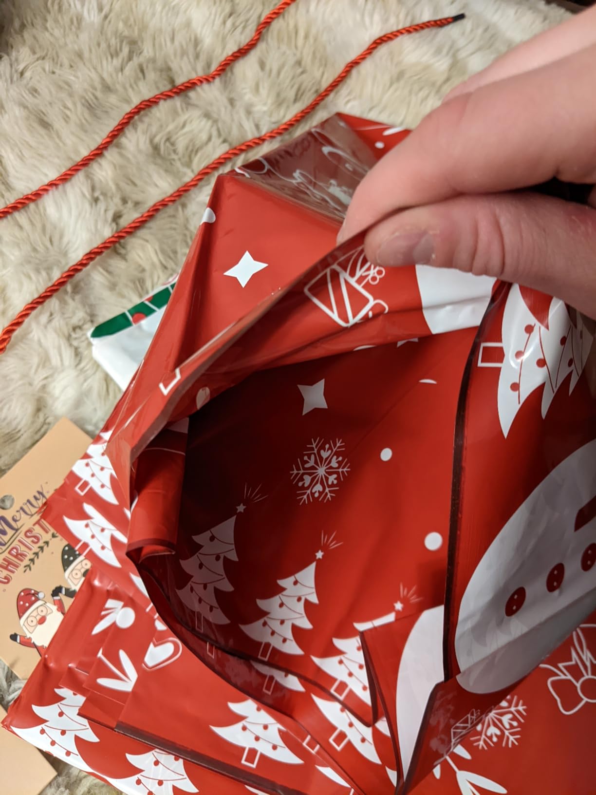 Amazon.com: M-sorflly 2Pcs Extra Large Christmas Gift Bags for Presents ...