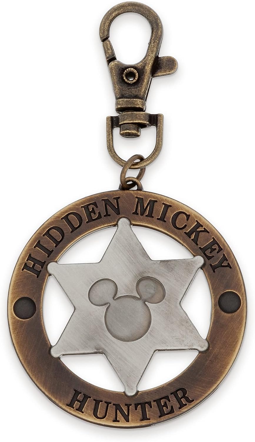 Amazon.com: Disney Mickey Mouse Icon Sheriff's Badge Bag Charm ...