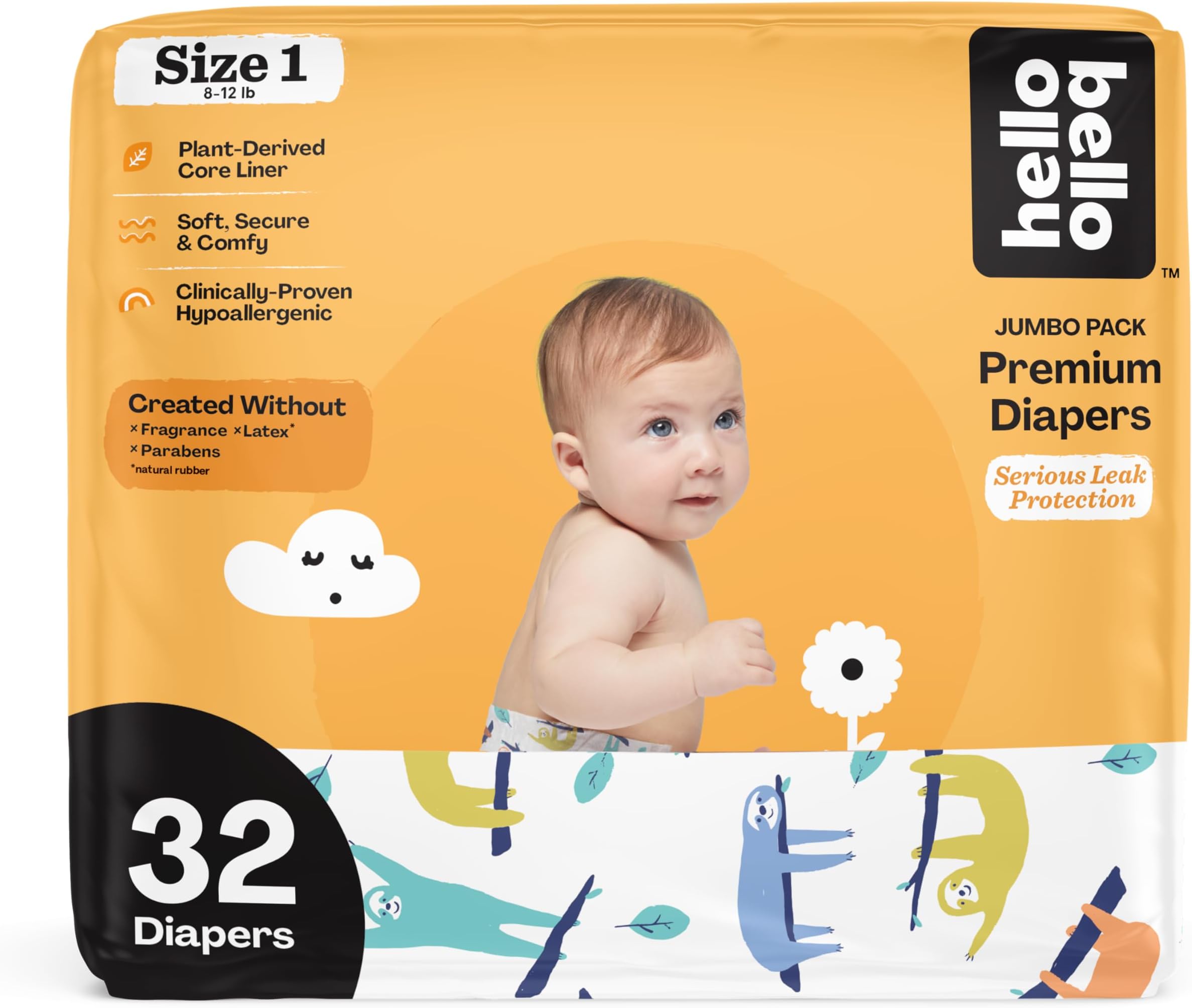 Amazon.com: Hello Bello Premium Baby Diapers Size 1 I 35 Count of ...