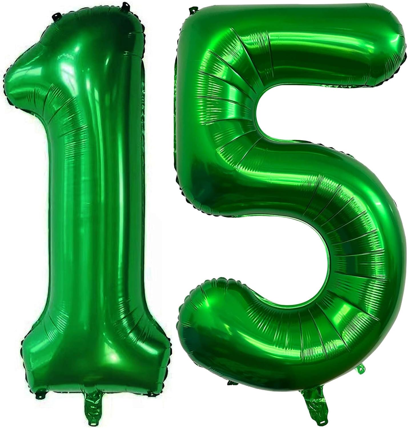 Amazon.com: Lovoir 40 Inch Dark Green 51 Number Balloon 15 Large Size ...