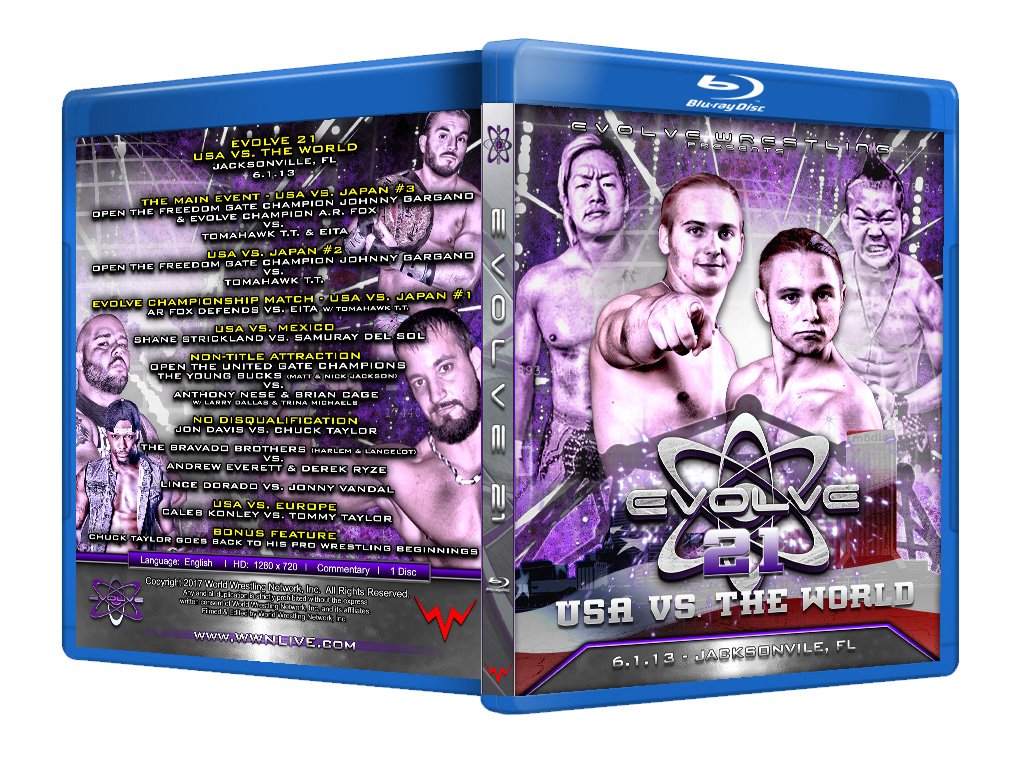 Amazon.com: Evolve Wrestling - Volume 21 Event Blu Ray : Movies & TV