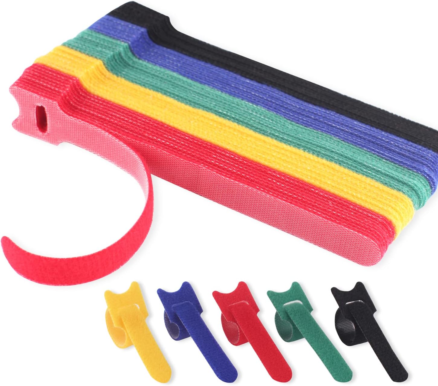 Cable Ties Reusable - Cable Straps Multi-Purpose Tie Wraps Fastening ...