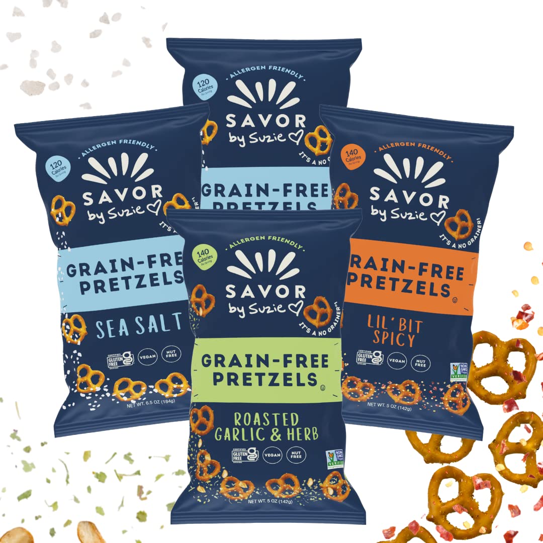 Amazon.com: Savor Street by Suzie, Gluten-Free Pretzel Twists - Grain ...