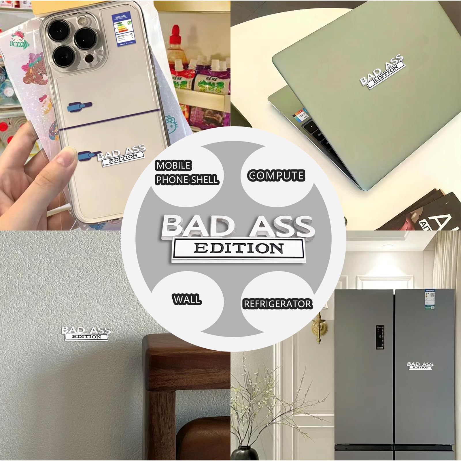 Snapklik.com : Luminuti Bad Ass Edition Emblem, Bad Ass Car Tail Badge ...