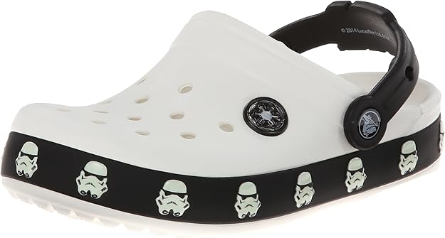 Crocs Boy's Crocband Star Wars Stormtrooper Kids Clogs, White (White ...