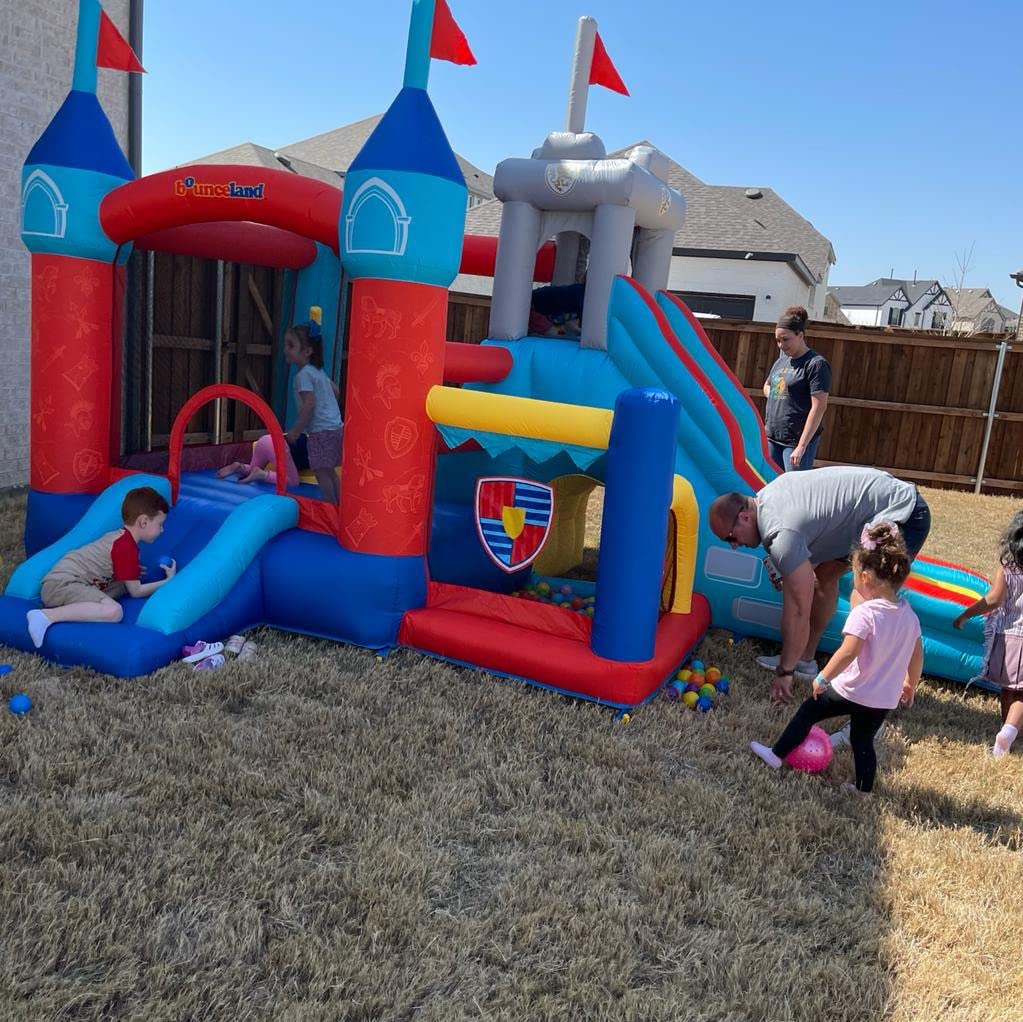 $44/mo - Finance Bounceland Medieval Bounce Castle Bounce House with ...