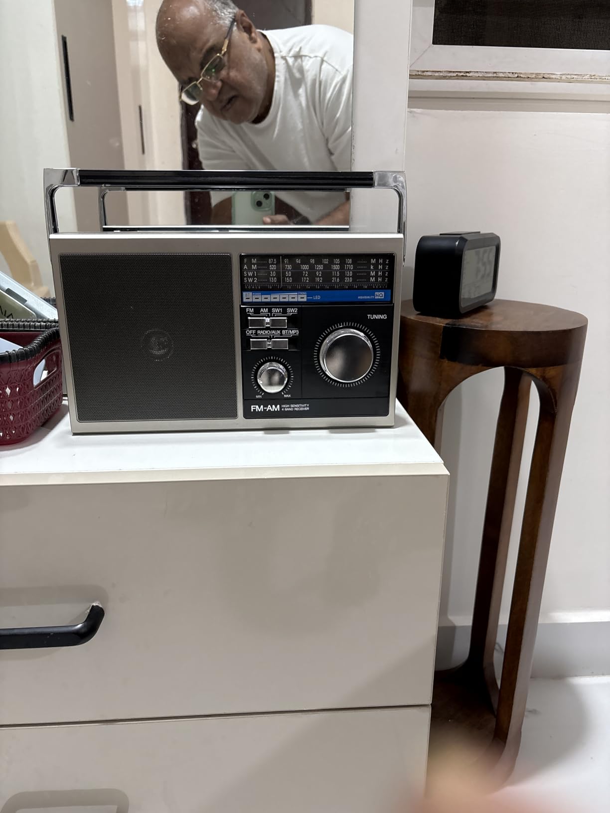 Portable Shortwave Radio, AM FM SW Transistor Radio with Best Reception ...