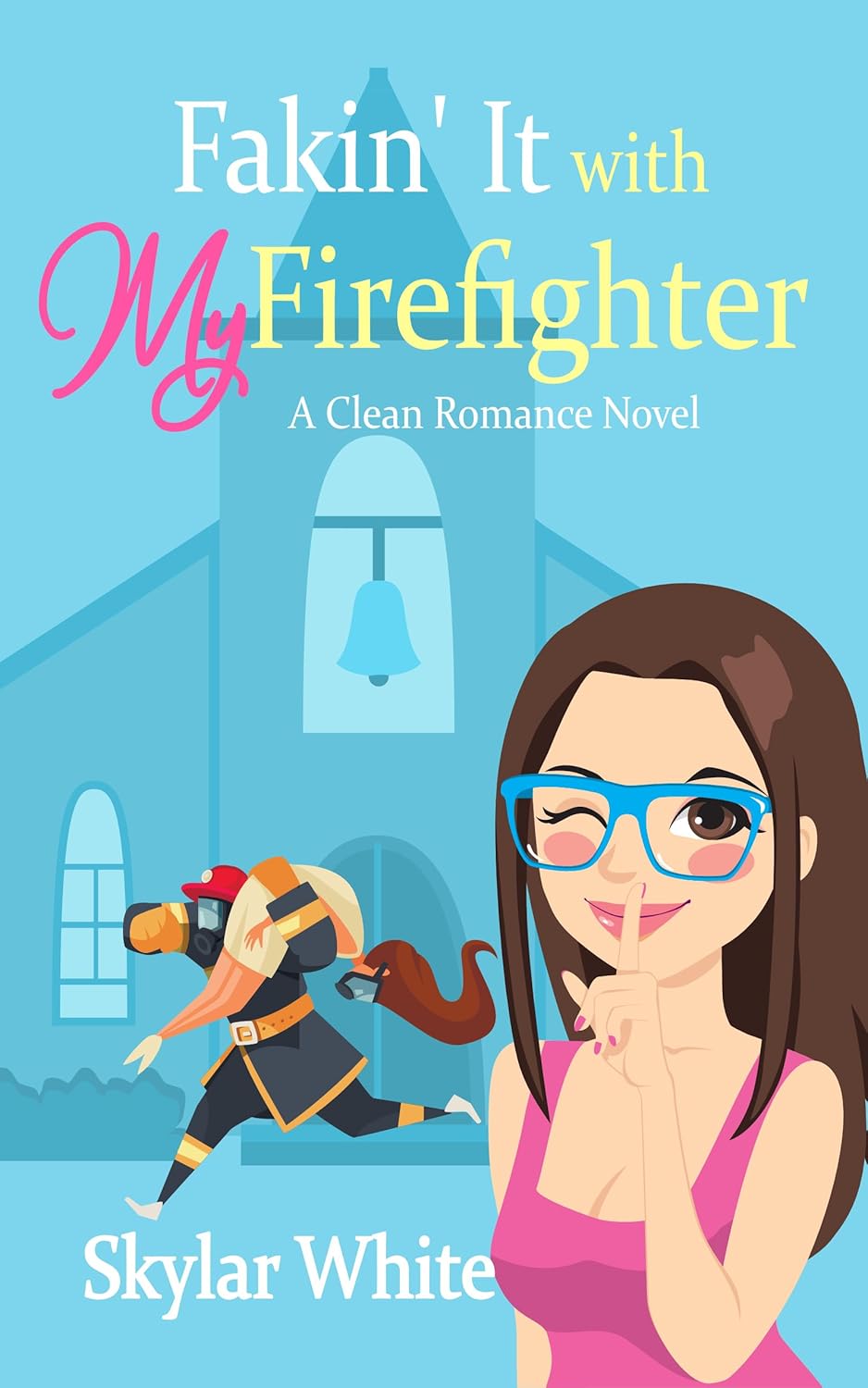 Amazon.com: Fakin' It with My Firefighter: Enemies-to-lovers, Single Father, Clean Romance Novel ...