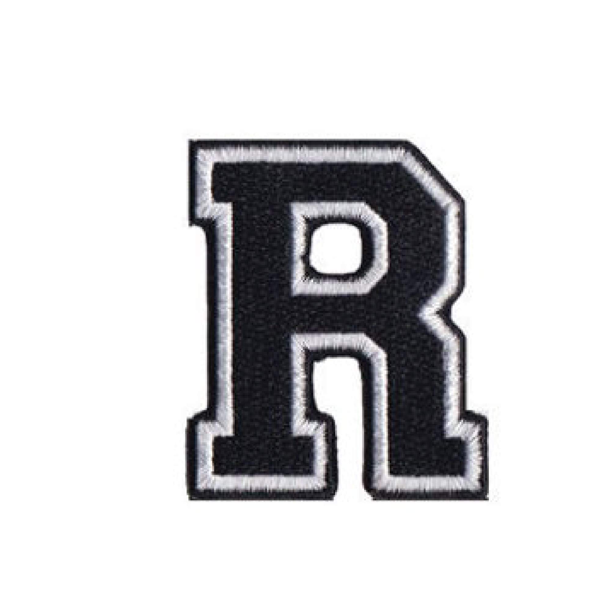 Black Varsity Letter R