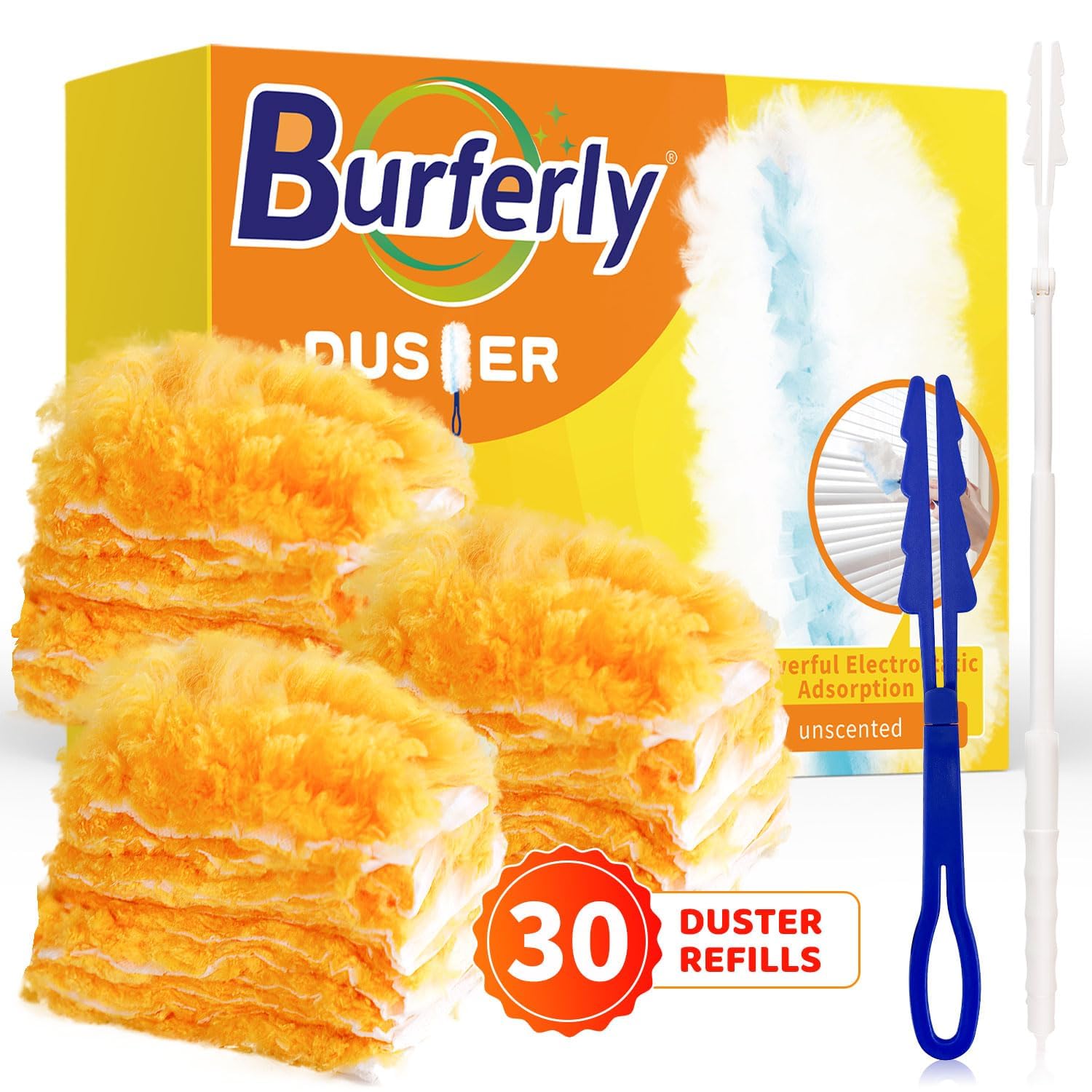 Amazon.com: Duster Refills for Swiffer Dusters, Multi Surface 360 ...