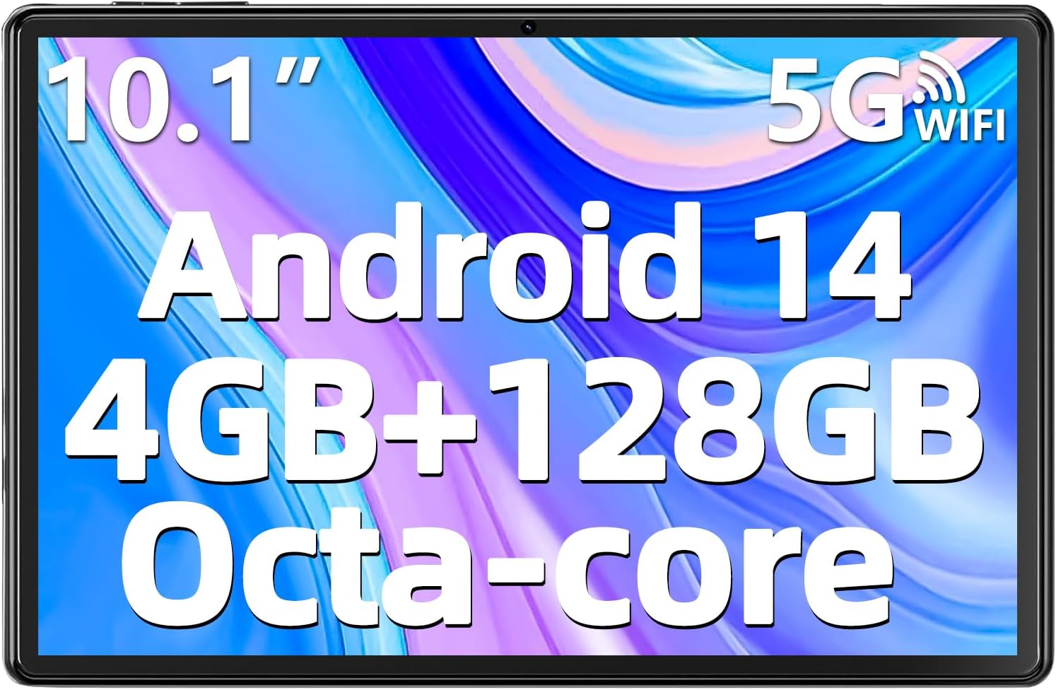 Amazon.com : SGIN 10.1 Inch Tablet Android 14, (4+4) 4GB RAM 128GB ROM ...