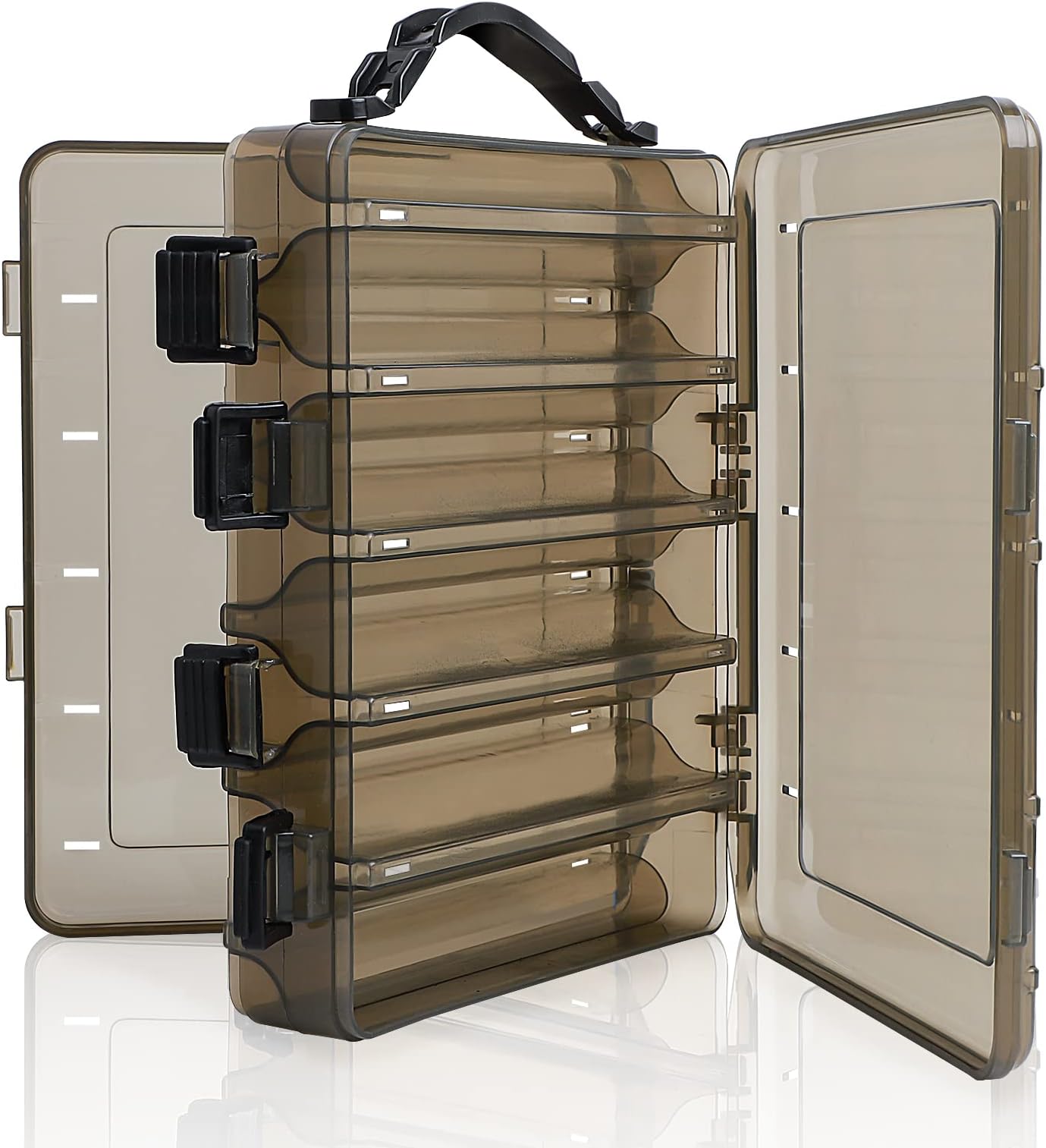 Roddarch Twin Tray Fishing Tackle Box for Sea or Coarse Fishing Tackle ...