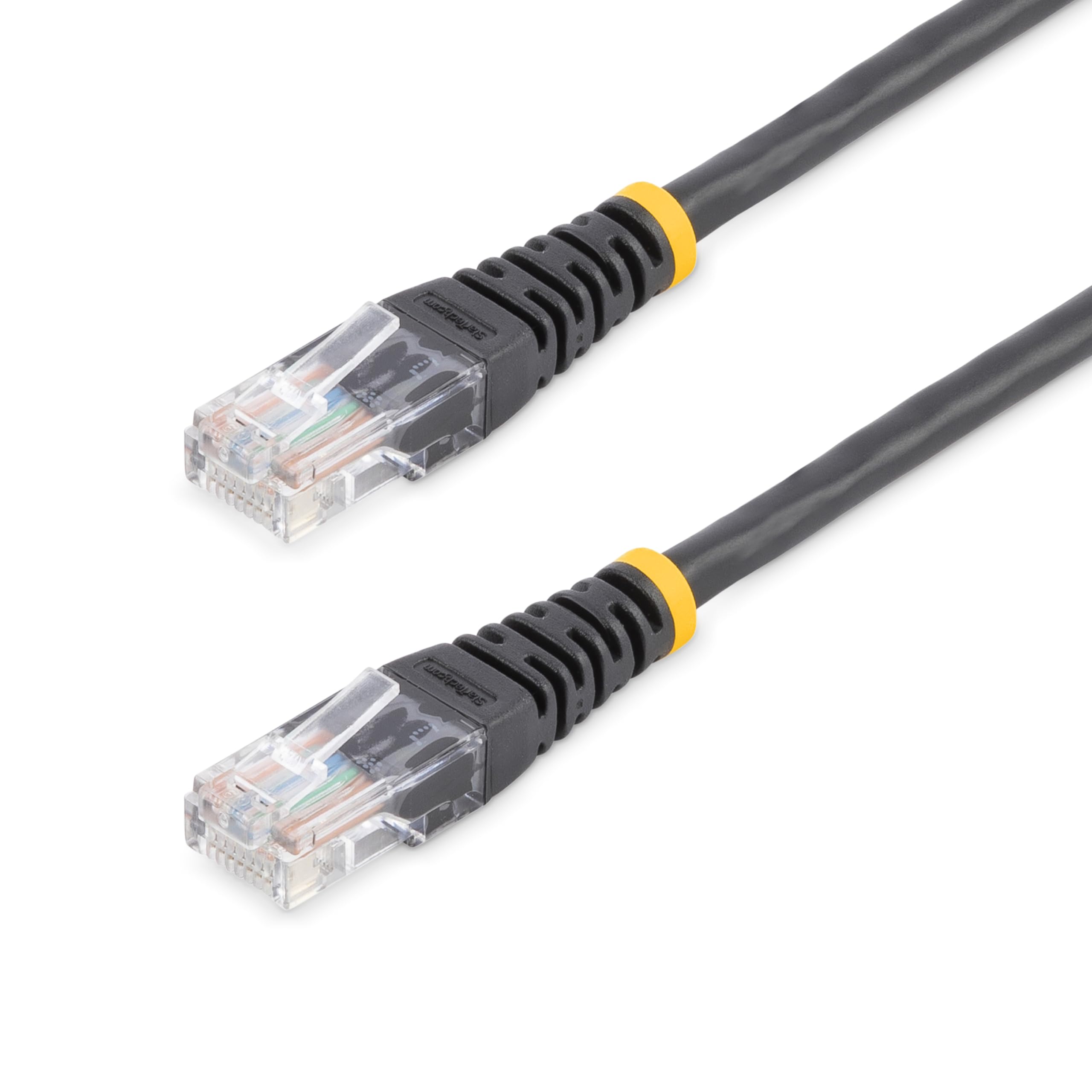 StarTech.com Cat5e Ethernet Cable - 6 ft - Black - Patch Cable - Molded ...