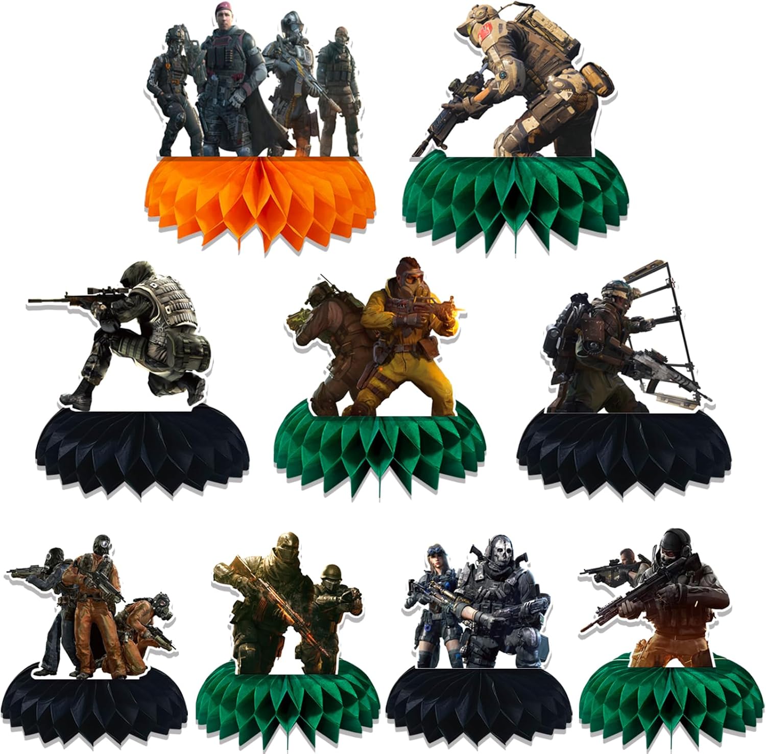 Amazon.com: 𝓬𝓪𝓵𝓵 𝓸𝓯 𝓭𝓾𝓽𝔂 Birthday Decorations 9PCS 𝓬𝓪𝓵𝓵 𝓸𝓯 𝓭𝓾𝓽𝔂 Party ...