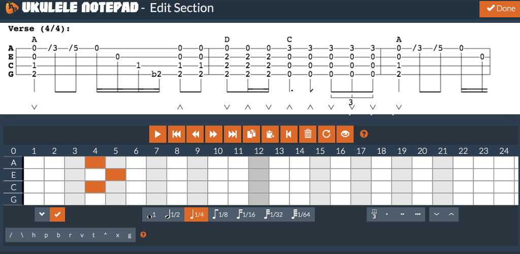 Ukulele Notepad - Tab Editor:Amazon.com:Appstore for Android