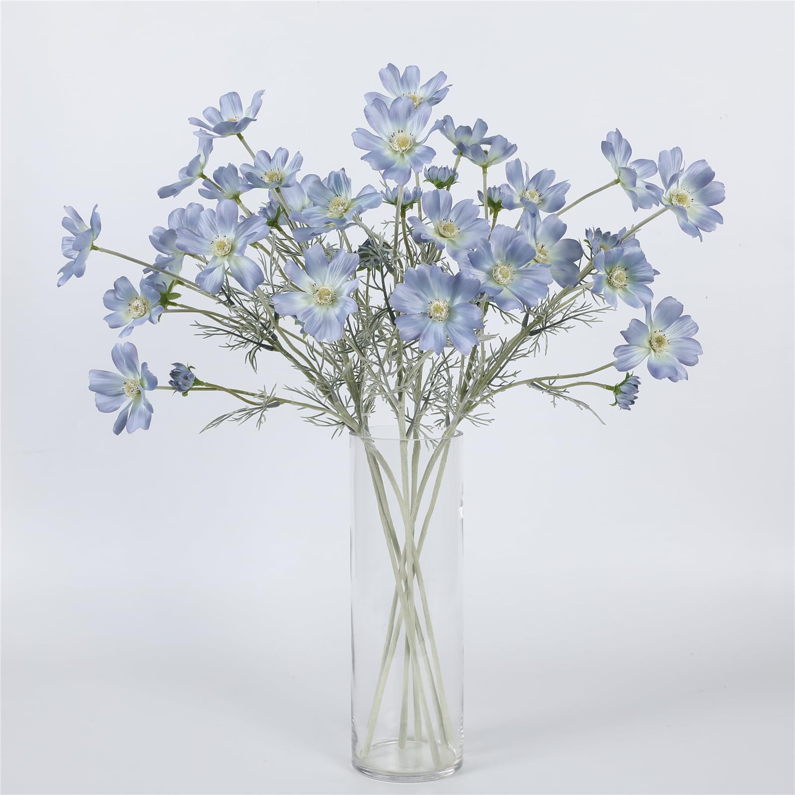 Amazon.com: LINSIE 4pcs 24Inch Light Blue Cosmos Branches Artificial ...