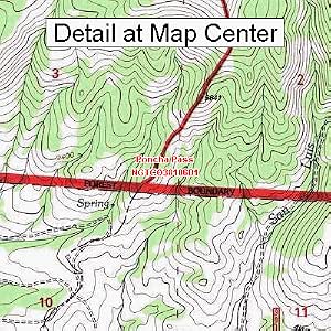 Amazon.com : USGS Topographic Quadrangle Map - Poncha Pass, Colorado ...