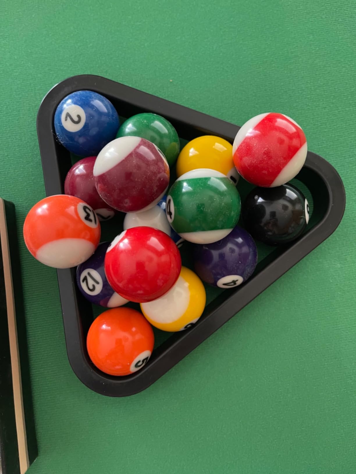 Amazon.com : Mini Pool Balls | 1.5" Balls Fit Tabletop & Freestanding ...