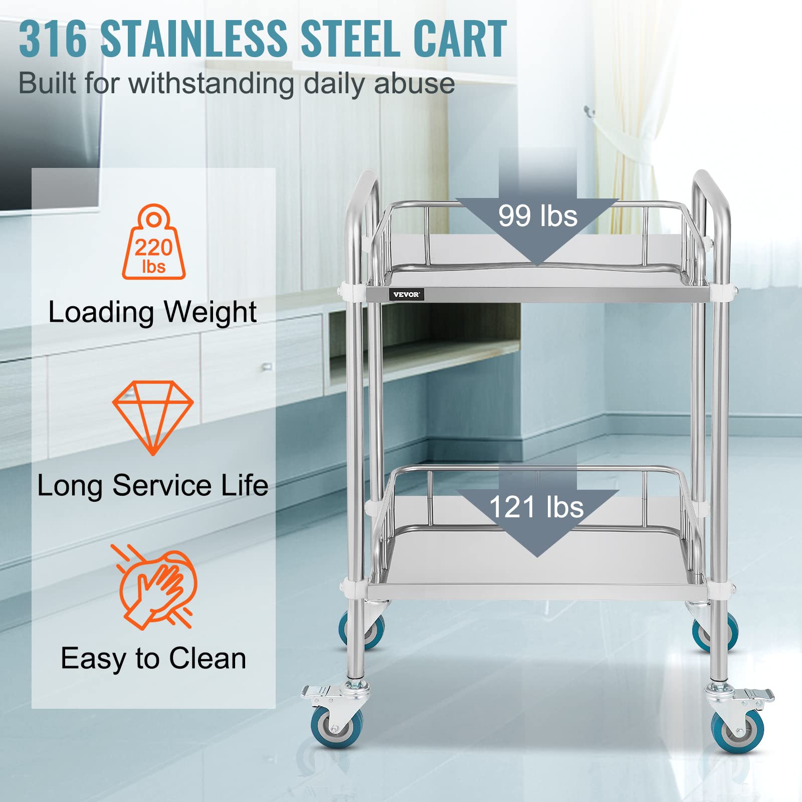 Ideal Manufacturing Stainless Steel Carts Stainless Steel Dining