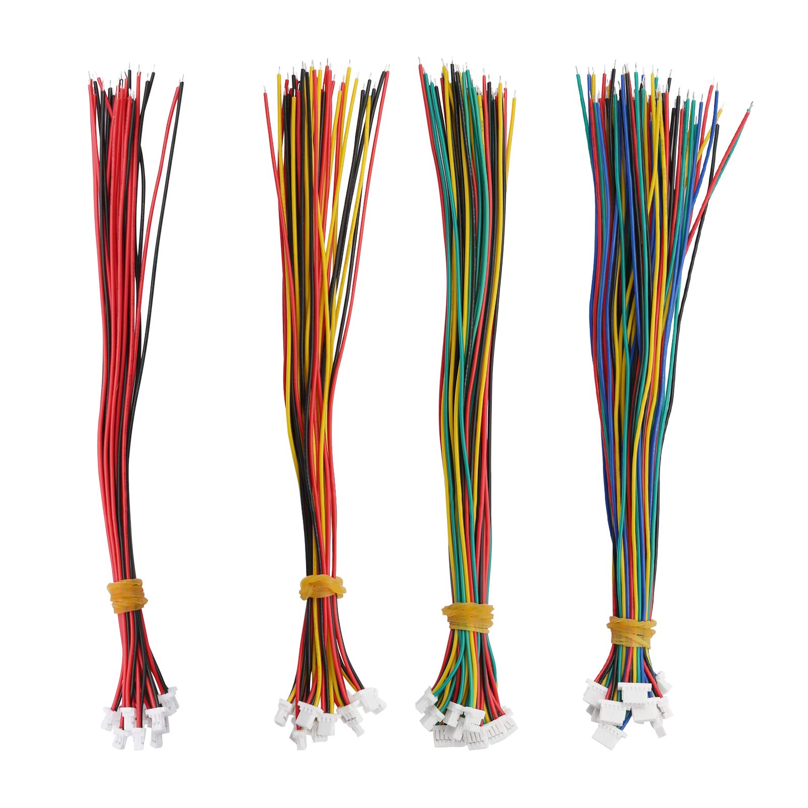 Buy 60 Pieces Mini Micro 2.0mm Jst 2PIN 3PIN 4PIN 5PIN Female Connector ...