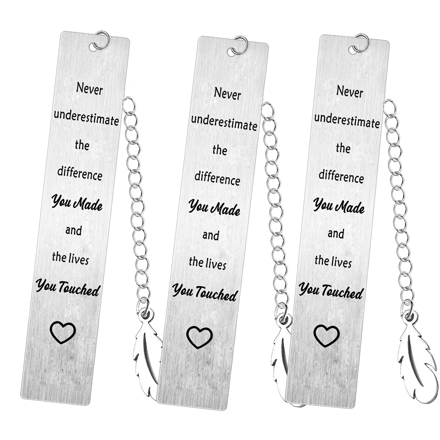 Amazon.com: 3PCs Appreciation Bookmarks Thank You Gifts Coworker ...