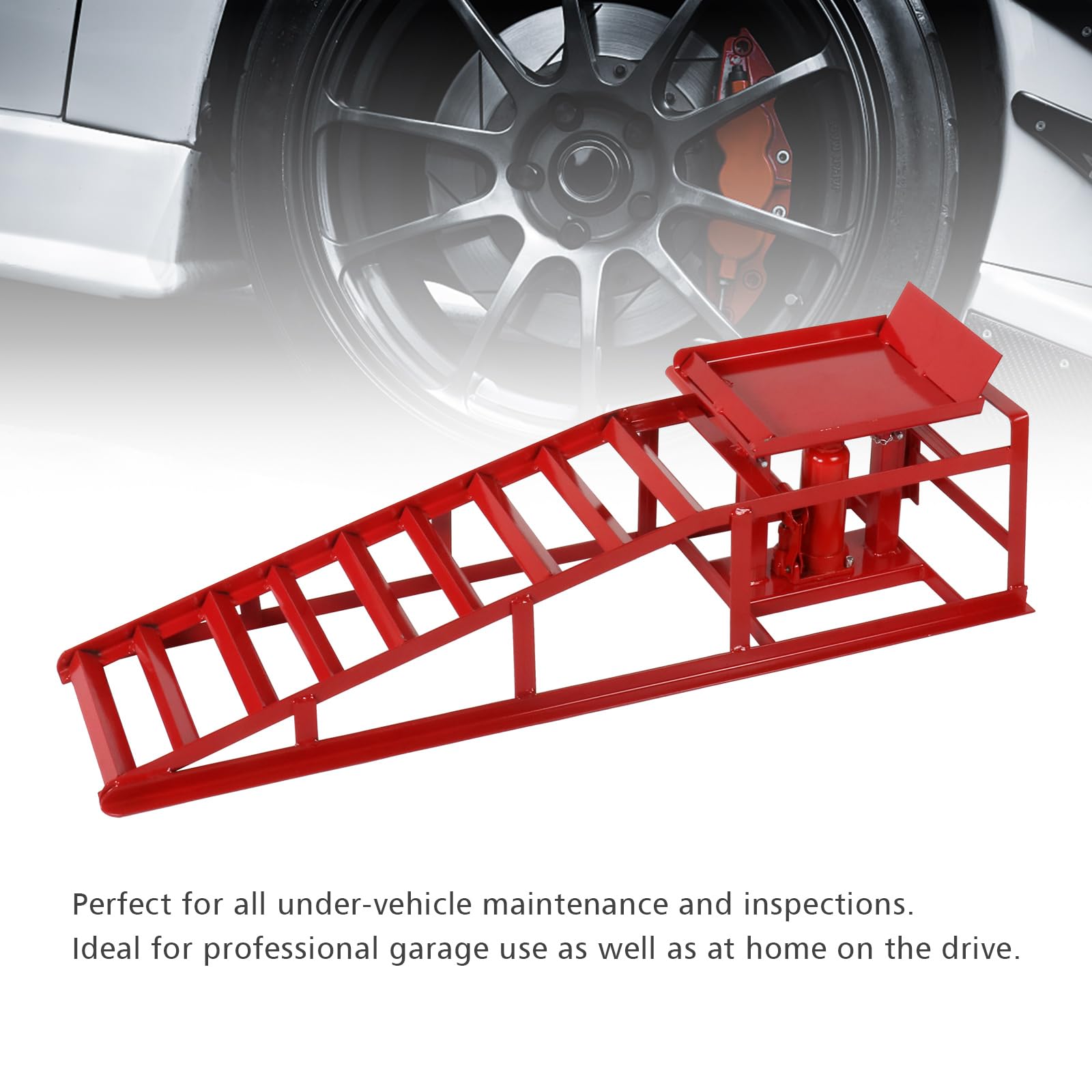 Snapklik.com : TBAPFS 5 Ton 2 Pack Hydraulic Car Ramp Elevator 10000 ...