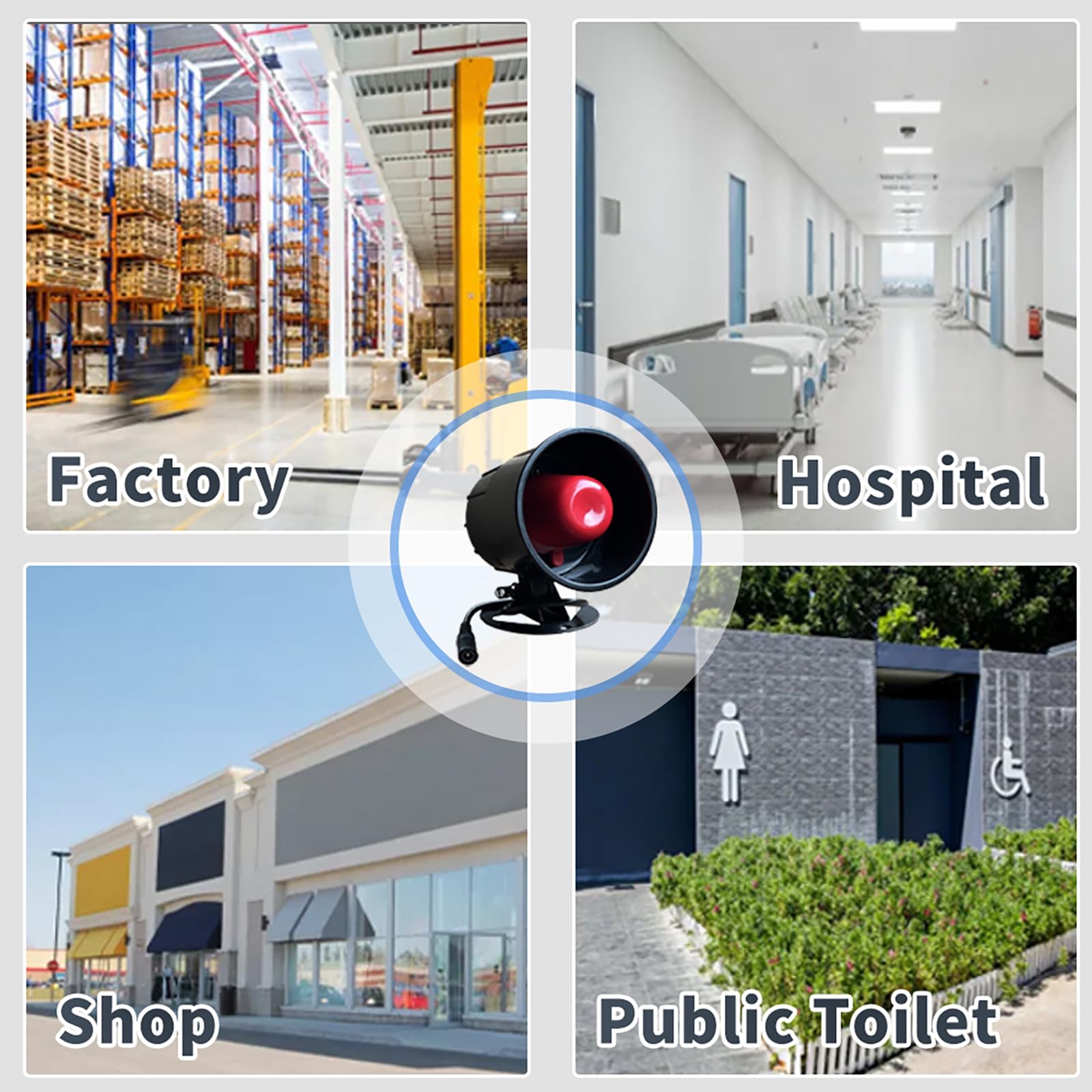 Snapklik.com : Anti-Terrorism SOS Emergency Alarm System Wireless One ...