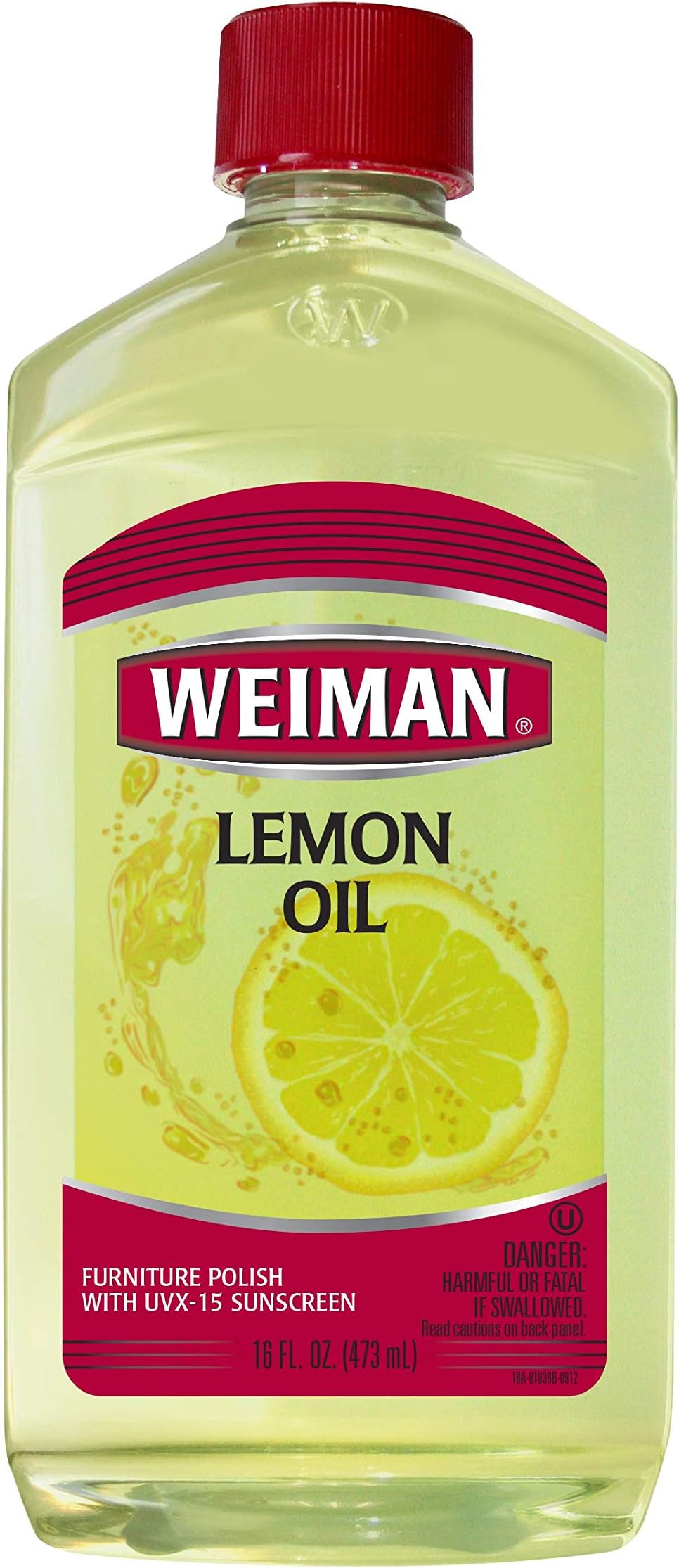 Amazon.com : Weiman Lemon Oil Wood Polish - 16 Fluid Ounce - UV ...