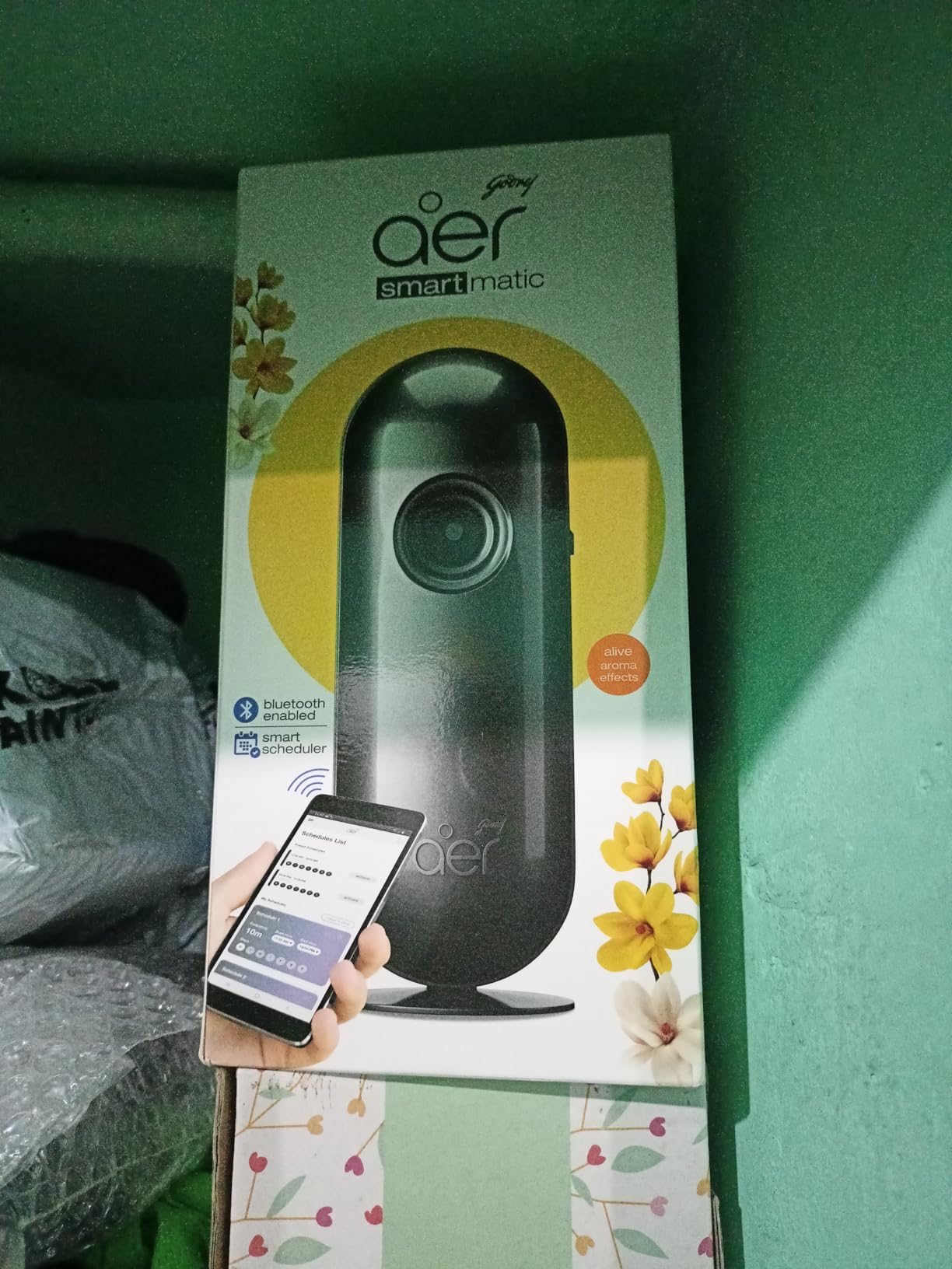 Godrej aer Smart Matic Kit - BLUETOOTH ENABLED Automatic Air Freshener ...