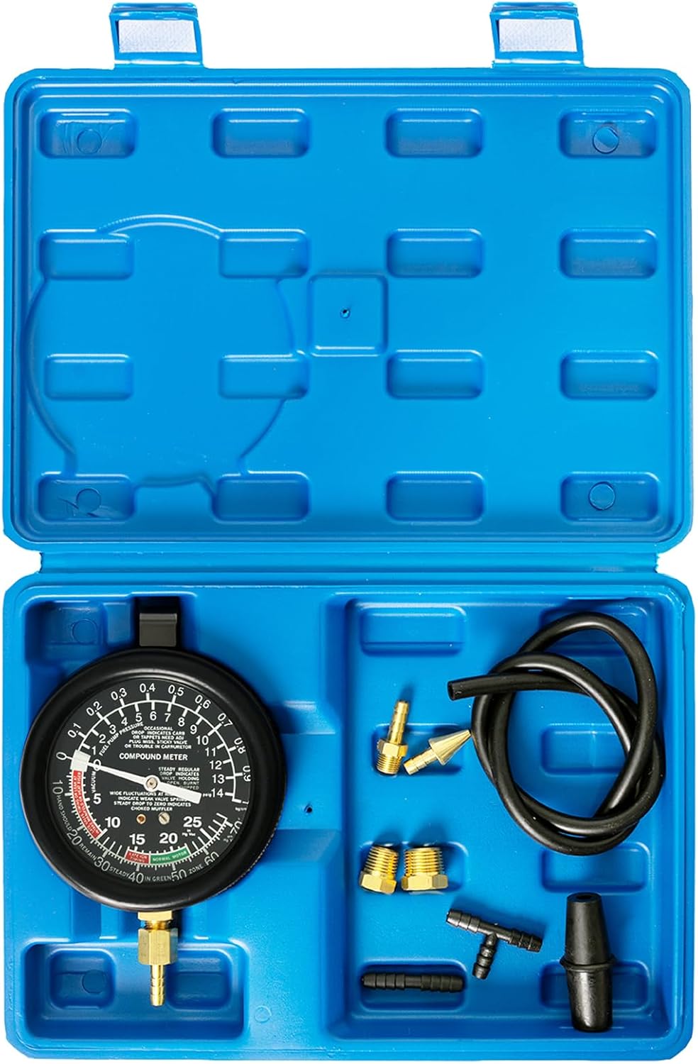 Amazon.com: Punmew Vacuum Gauge Automotive Professional Vacuum Tester ...