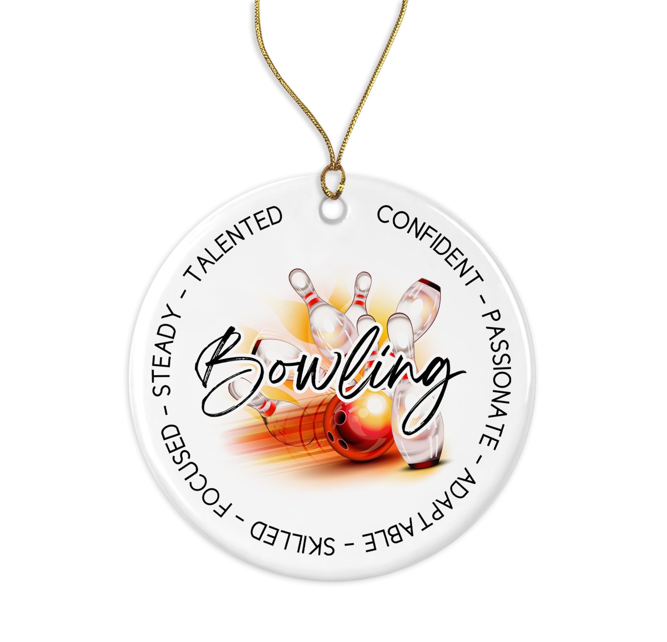 Amazon.com: Christmas Decoration Gifts For Bowling - Bowling Gifts For ...