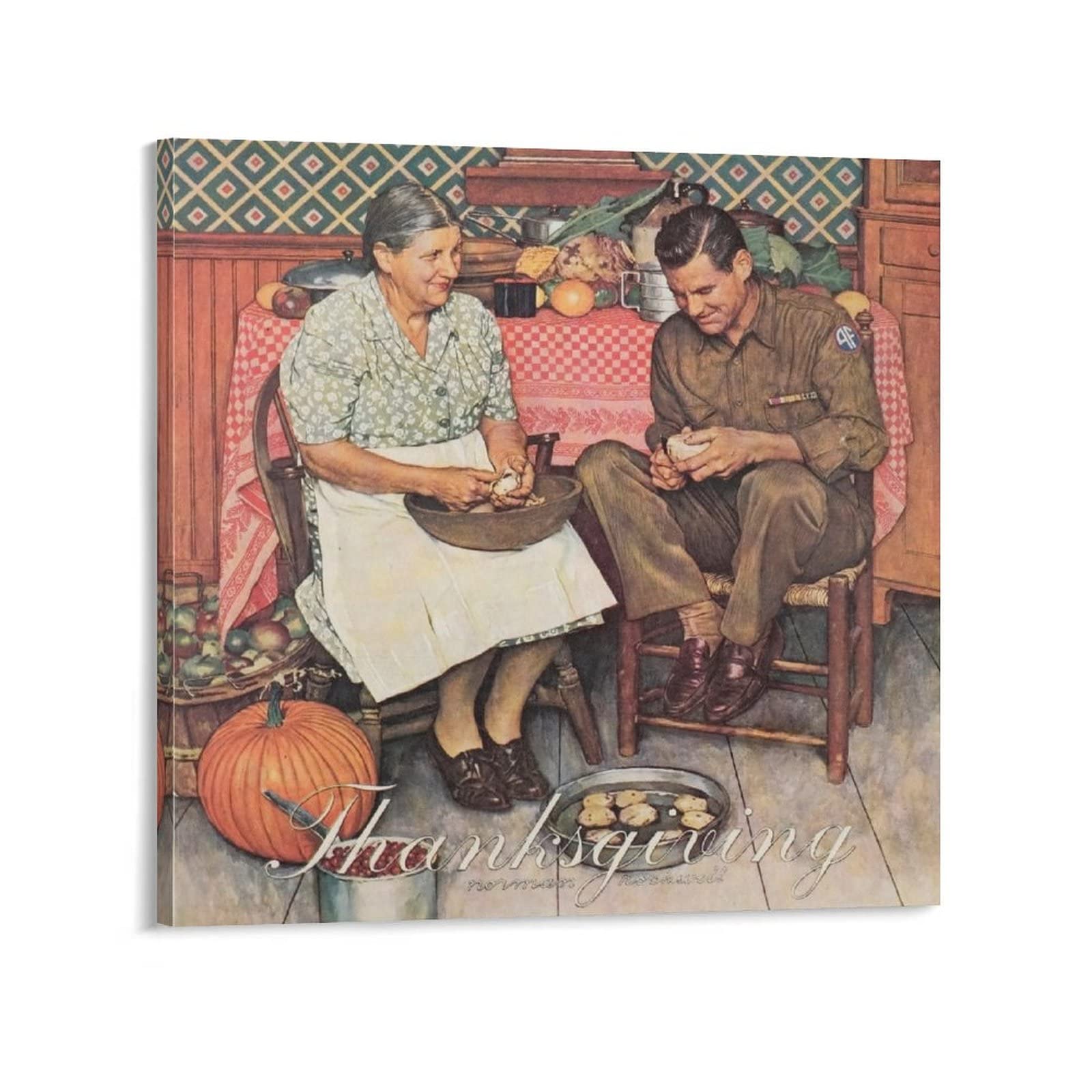 Norman Rockwell Thanksgiving Modern Family