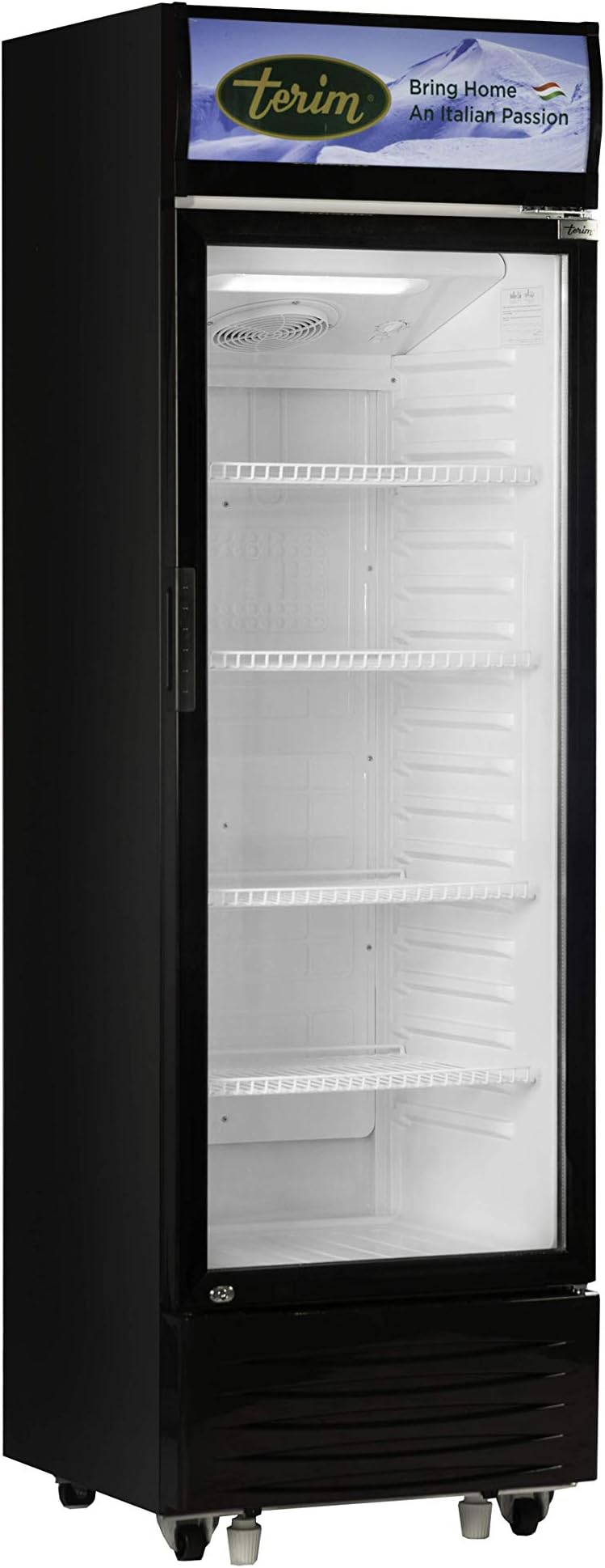 Terim Free Standing Beverage Cooler, Showcase Chiller, Single Door ...