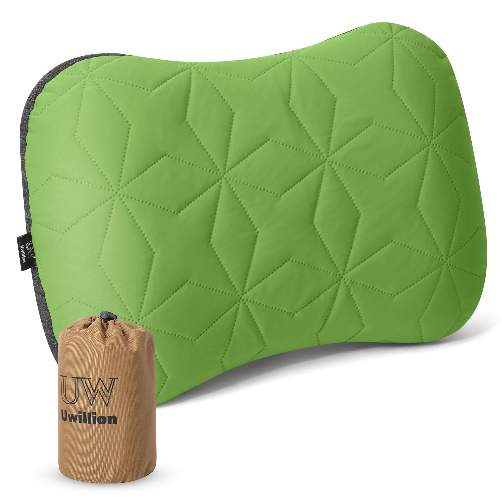 Amazon.com: UWILLION Inflatable Camping Pillow with Removable Cover ...