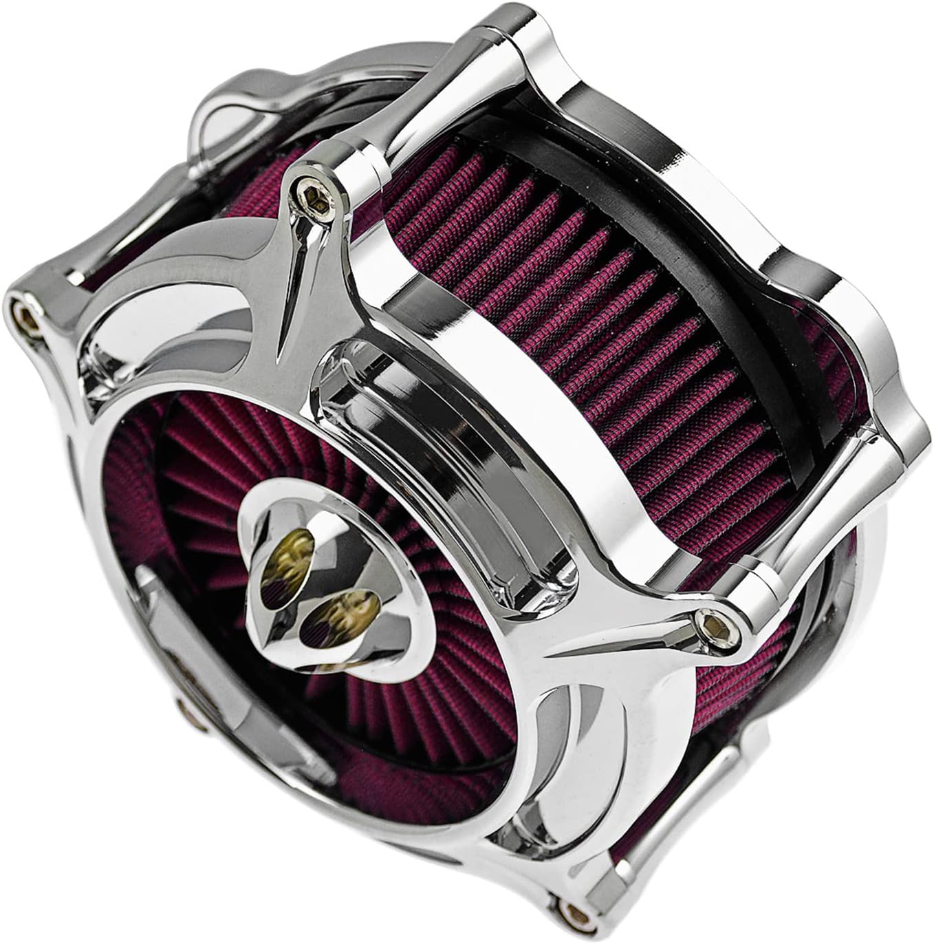 Amazon.com: YHMTIVTU Motorcycle Air Filter CNC Air Cleaner Intake ...