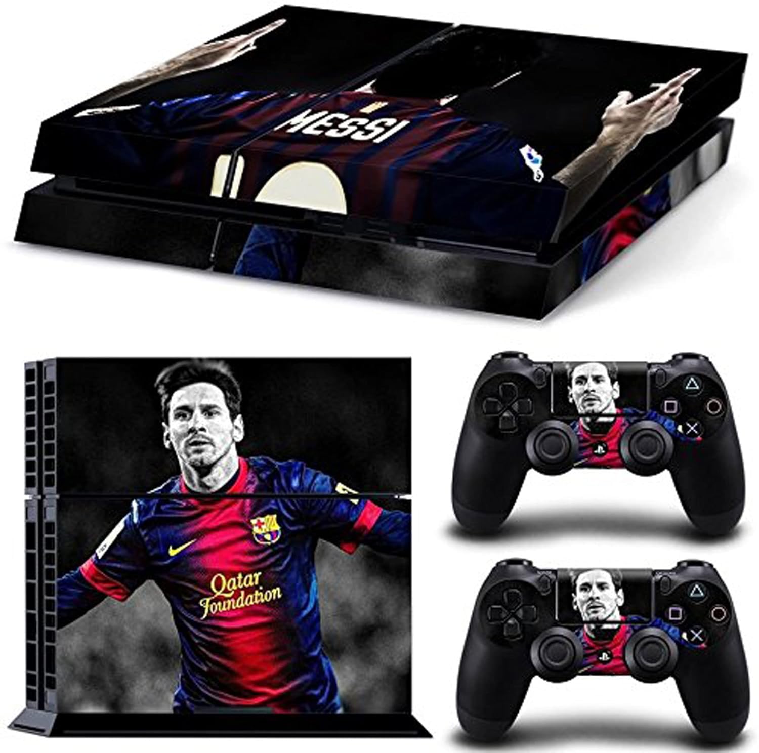 Khushi Decor Messi Man Theme 3M Skin Decal Sticker for PS4 Console ...